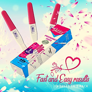 at-Home Early Pregnancy Test Kit | Early Detection 3 Tests Included - Accurate & Easy Response Results