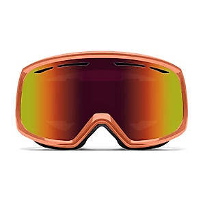 Smith Optics Drift Women's Snow Winter Goggle - Coral, Red Sol-X Mirror