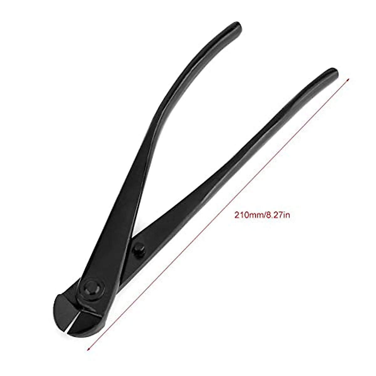 Yosoo Branch Cutter, 8.27Inch Professional Grade Manganese Steel Bonsai Cutter Multi-functional Alloy Wire Cutters Black