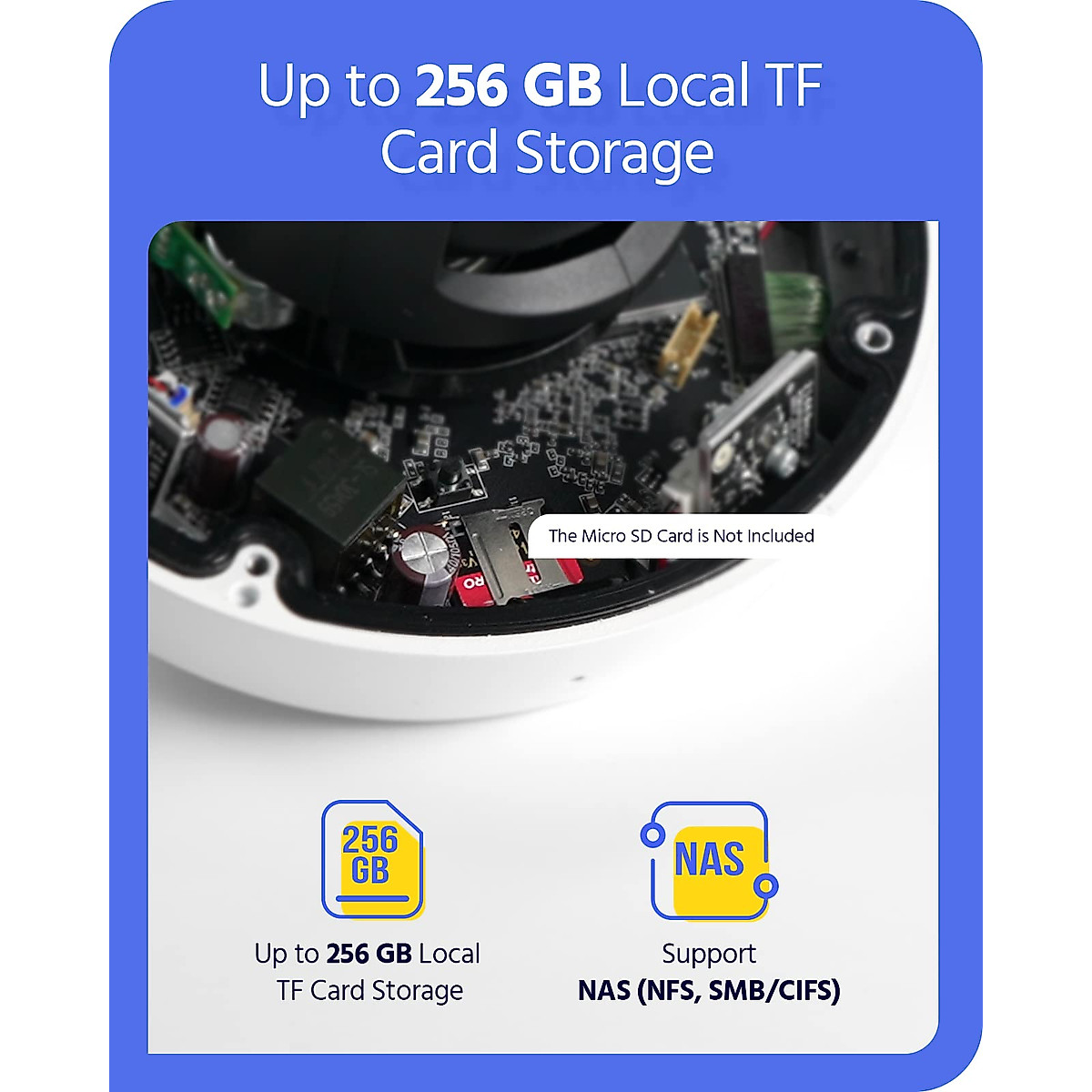 ANNKE CZ400 4MP PoE IP Audio Security Camera, PTZ CCTV Dome Camera with AI Human, 4X Optical Zoom, H.265+ Color Night Vision, Pan & Tilt, Auto Focus, RTSP, IP66 Waterproof for Outdoor