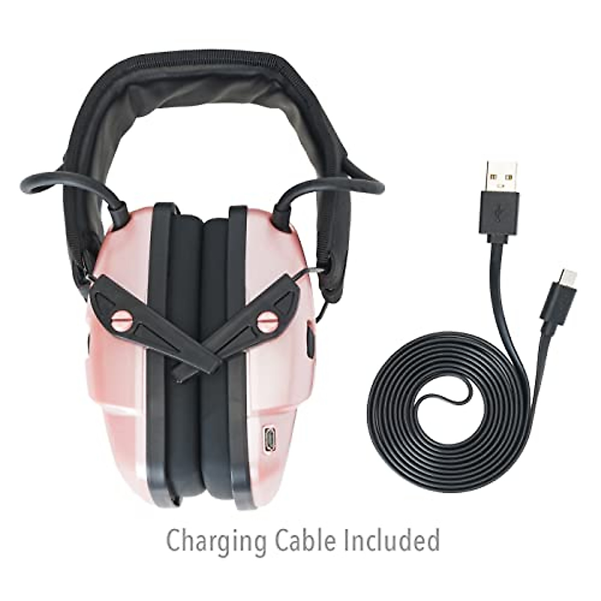 HOWARD LEIGHT Honeywell Ademco Howard Leight Impact Sport Bluetooth Metallic Rose Gold, Youth/Adult Small (R-02544)