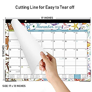 Desk Calendar 2023-2024 - Calendar 2023-2024 from January 2023 - June 2024,18 Months Monthly Desk Calendar, 17" x 12", Desk Pad, Large Ruled Blocks, To-do List & Notes, Best Desk Calendar for Organizing