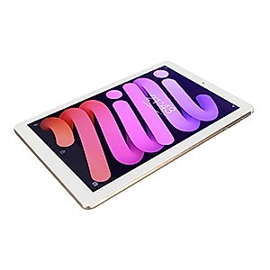 Portable Tablet, Octa Core Processor 4G RAM 256G ROM Call Support 10 Inch Tablet for Travel (US Plug)