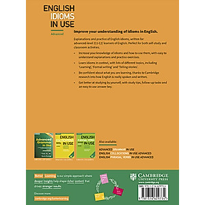 English Idioms in Use Advanced Book with Answers: Vocabulary Reference and Practice (Vocabulary in Use)