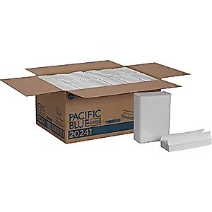 Pacific Blue Select C-Fold Paper Towels By GP PRO (Georgia-Pacific), White, 20241, 200 Towels Per Pack, 12 Packs Per Case (2400 Total), 10.10" x 13.20