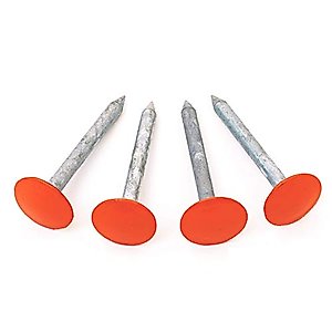 Survey Marker - 4 Pack - Low Profile Survey Stakes (Hi-Vis Orange)