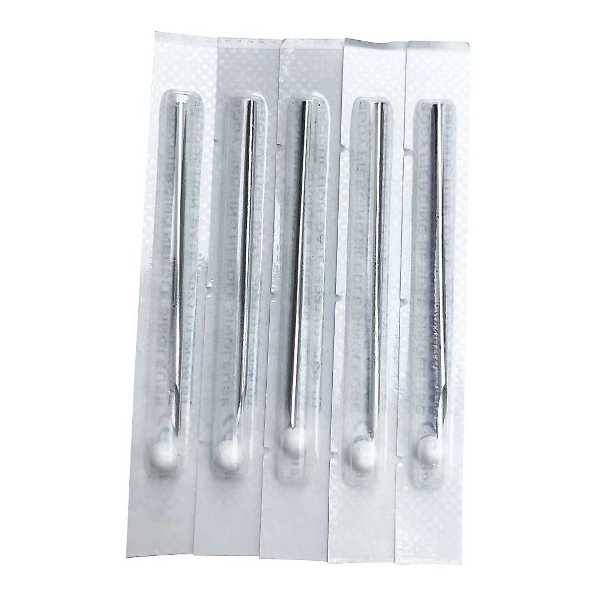 Shuiniba 18G 5 Pieces Body Ear Navel Nose Lip Nipple Piercing Needles
