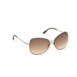 Tom Ford Butterfly Sunglasses TF250 Colette 28F Rose Gold FT0250
