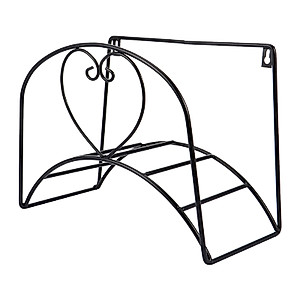 Hose Wrought Iron Frame Bling Accessories for car Heavy Duty Garden Hose Hanger Hose Holder Hanger Garden Hose Rack Water Hanging Hooks Outdoor Hose Wall Mount Metal Hook up Work