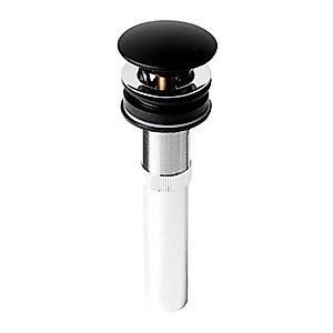 ALFI brand AB9055-BM Bathroom Sink Drain, 7.63"L x 2.75"W x 2.75"H, Black Matte
