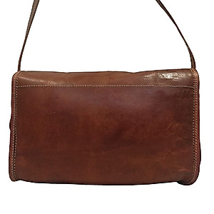 Madosh, Men's Genuine Leather Duffle Camera Bag Shoulder Crossbody Gym Sports Handmade Bag