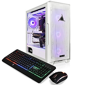 CLX Set VR-Ready Gaming Desktop - Liquid Cooled AMD Ryzen 9 7950X 4.5GHz 16-Core Processor, 64GB DDR5 Memory, GeForce RTX 4090 24GB GDDR6X Graphics, 1TB SSD, 6TB HDD, Windows 11 Home 64-bit, white