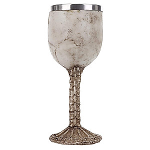 VOSAREA Halloween Skull Wine Goblet Cup Vintage Wine Glass Drinking Cup Water Mug Toasting Cup Kitchen Accessories