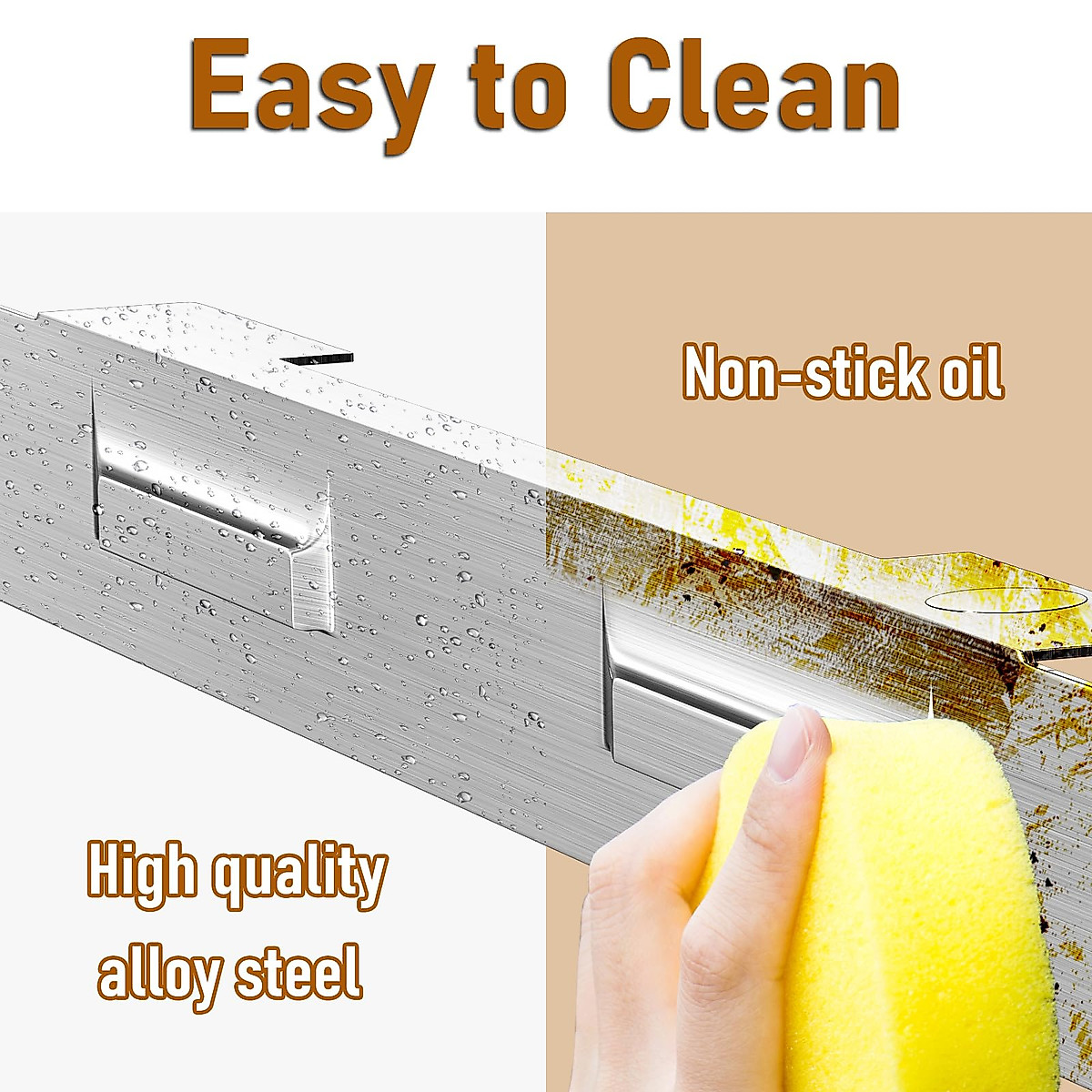 Grarg Wind Guards for Blackstone 22” Griddle,Blackstone Griddle Accessories Stainless Steel Magnetic Wind Screen for Outdoor Backyard BBQ Cooking Gas Saving(22 Inch)