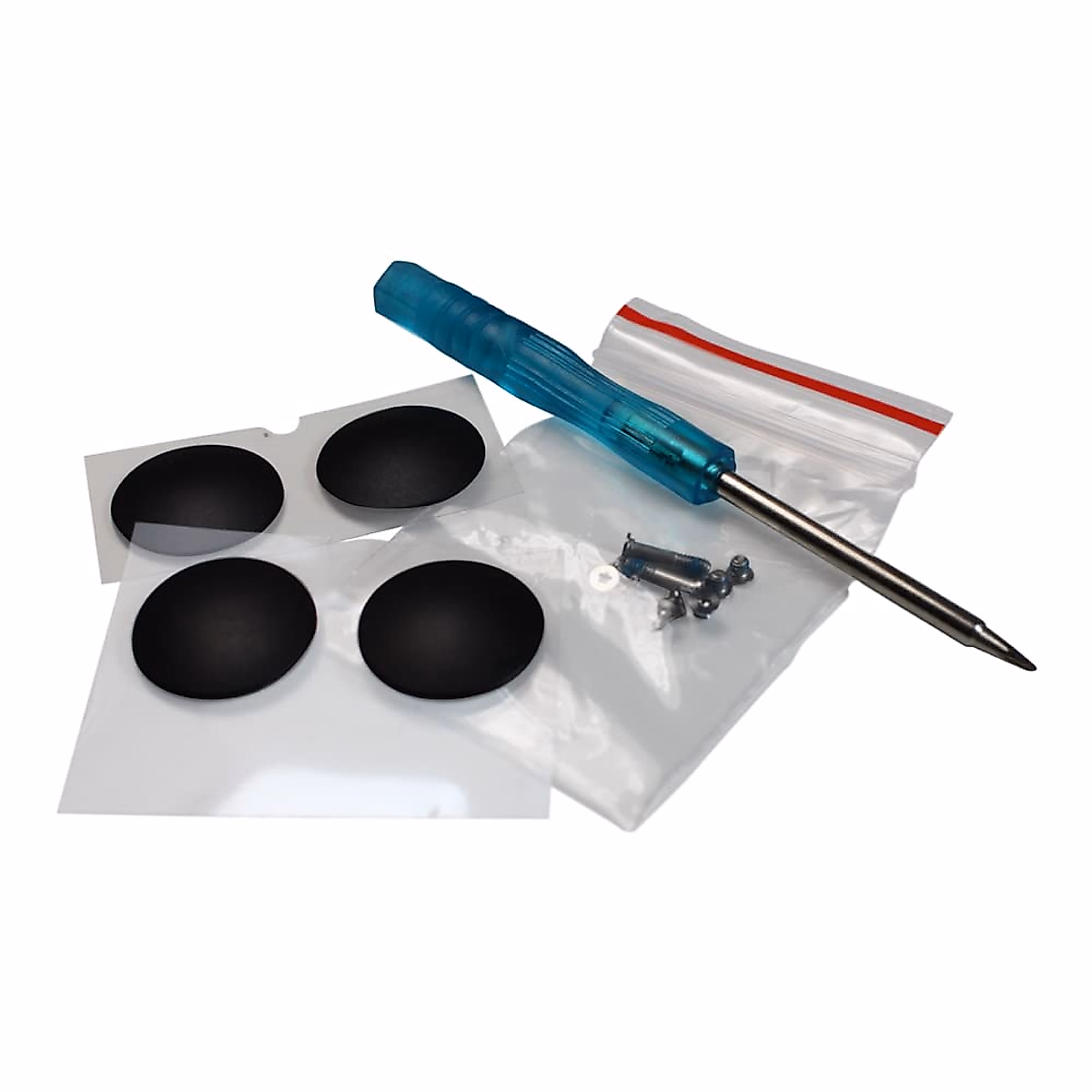 Power4Laptops Replacement Rubber Feet (4 Feet) and Bottom Screws (10 Screws) and Screwdriver Compatible with Apple MacBook Air 13 Inch Early 2014