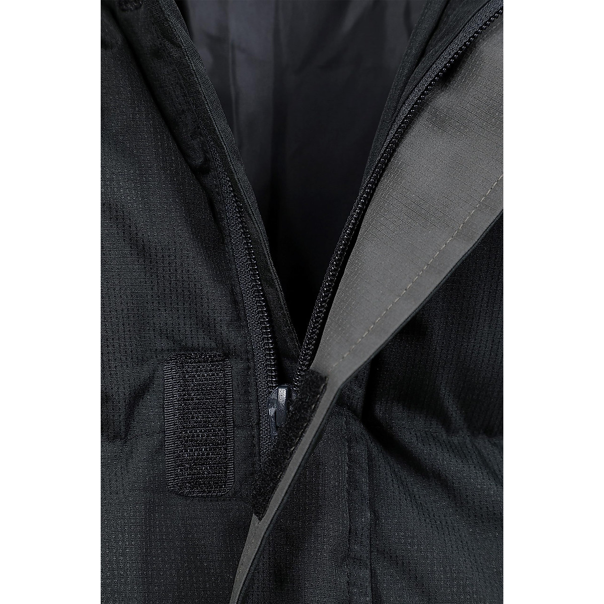 Mountain Warehouse Snow Mens Padded Jacket - Fleece Lined Hood Puffer Black Large