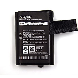 elxjar (2-Pack) 3.6V 700mAh AAA Ni-MH Rechargeable Battery Pack for Motorola GMRS/FRS, 53617, KEBT-086-B