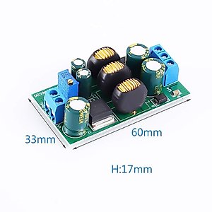 Boost Buck Voltage Converter, DC-DC 5V-24V to +/-3V-30V Step UP Down Power Supply Module Adjustable 20W Positive Negative Dual Output Voltage Charging Converter for Amplifier