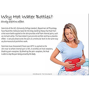 Sänger Rubber Hot Water Bottle - 2 litres (Red)