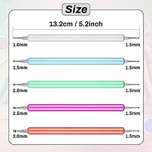 Carbon Transfer Copy Paper with Embossing Stylus Tool for Tracing, Cridoz 30 Sheets Graphite Transfer Tracing Paper with 5 Pcs Embossing Dot Tools for Tracing on Wood, Paper, Canvas (8.5 by 11 Inch)