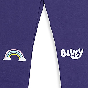 Bluey and Bingo Toddler Girls 3 Piece Outfit Set: T-Shirt Legging Scrunchy Pink 3T