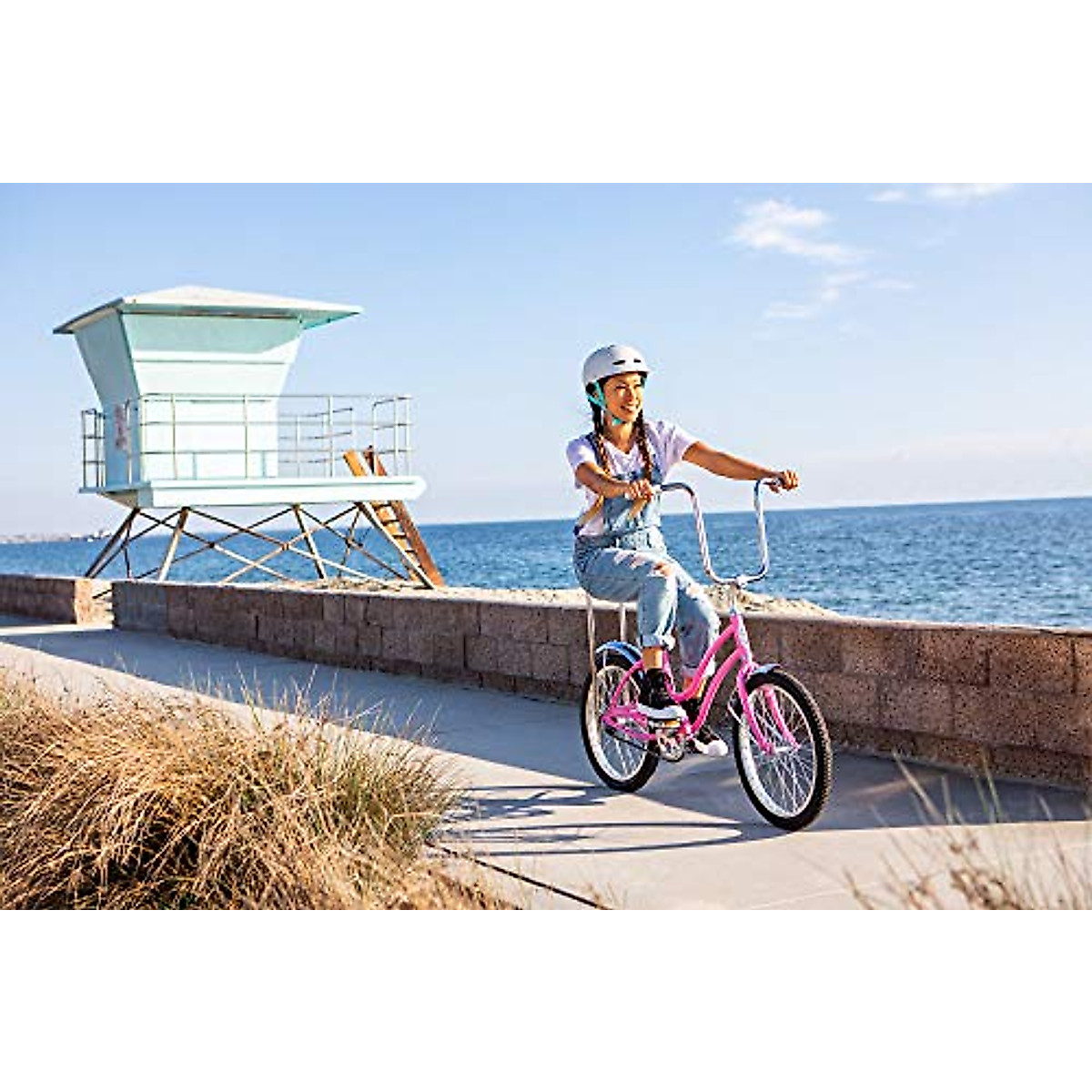 Schwinn Fair Lady Cruiser Bike, 20-Inch Wheels, Pink