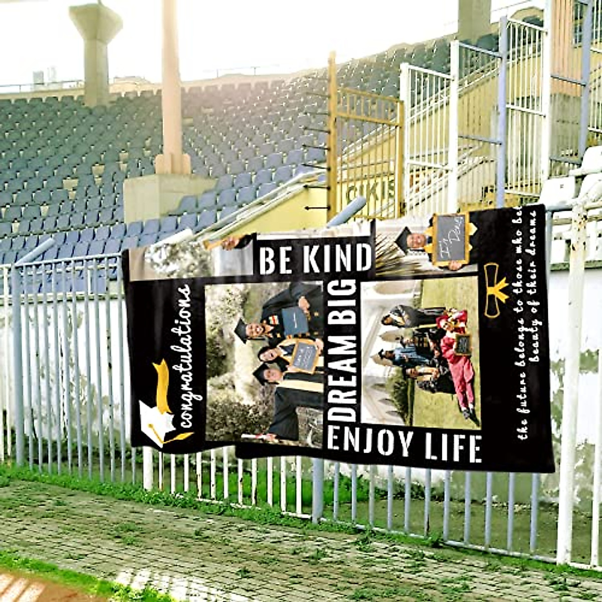 Personalized Graduation Blanket 2023, Customized Graduation Gifts for Her Him, Custom Name Photos Picture Throw Blankets, College, High School Graduation Gift for Daughter Son Niece Friends, 40"x30"