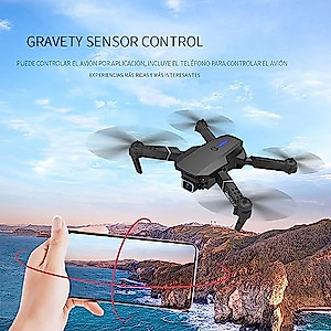 Foldable Remote Control Drone with Dual HD Camera Explore and Record Your Adventures (Black)