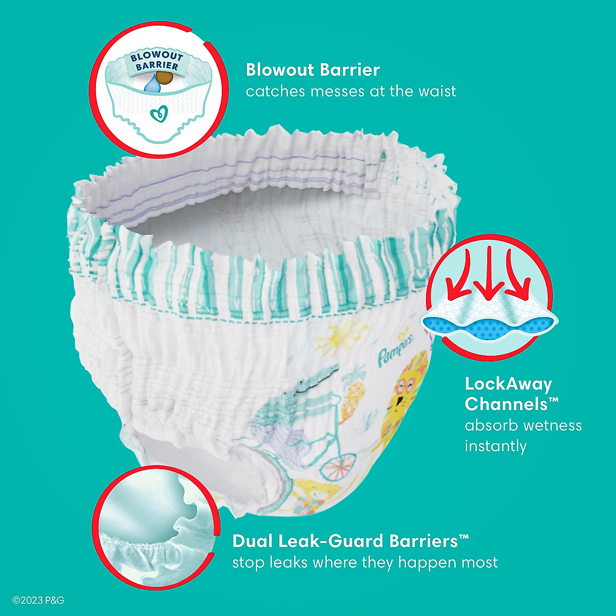 Pampers Cruisers 360 Diapers Size 4 64 Count