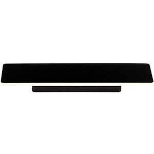 ExcelMark Blank Name Tag/Badge with Magnetic Backing - 1" x 3" (25 Pack - Black)