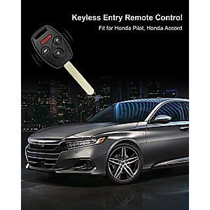 Car Key Fob Replacement Keyless Entry Remote Control Fits for Honda Pilot 2009 2010 2011 2012 2013 2014 2015/ Accord Sedan 2008-2012 Replace KR55WK49308 35118-TA0-A00