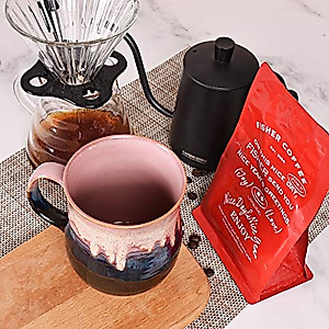 Bosmarlin Large Ceramic Coffee Mug, Big Tea Cup for Office and Home, 21 Oz, Dishwasher and Microwave Safe, 1 PCS