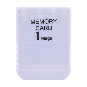 Memory Card Portable 1MB Memory Card Stick for Sony PS1 Compatible with Any One Games White [video game] [video game]