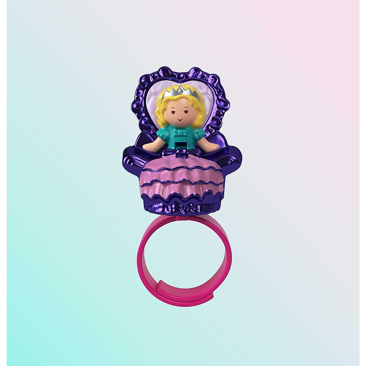 Polly Pocket Collector Compact with 2 Dolls, Keepsake Collection Royal Ball Jewelry Accessories Set, Collectible Toy with Unicorn Castle Theme