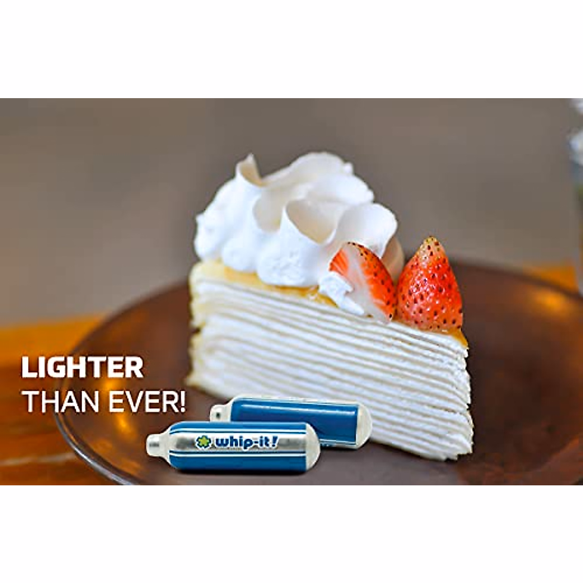 Whip-It! Elite Premium Aluminum N2O Whipped Cream Chargers 600 Count Case, 100-pack