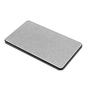 madesmart Dish Mat-Granite, Drying Stone Collection, Accelerates Moisture Evaporation, Natural & Mineral Materials, Non-Slip Base, Gray