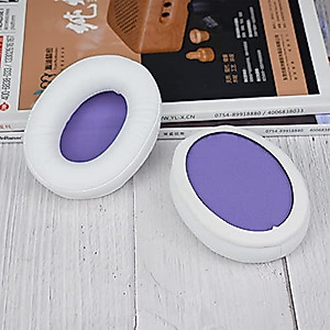 MOLGRIA Ear Pads Cushion, Replacement Earpads for HyperX Cloud Alpha- Compatible with ATH M40X/M50X /M50XBT / HyperX Cloud 1 & 2 / SteelSeries Arctis 3/5 / 7 / 9X Pro/Stealth 600 Headphones(White)
