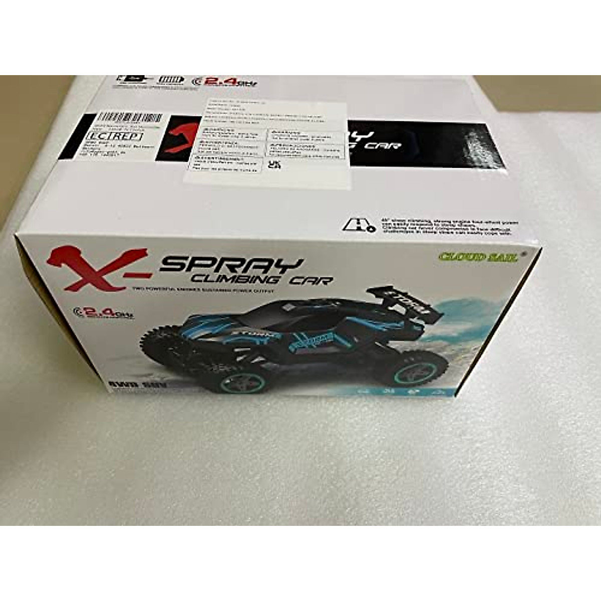 HOMYE Remote Control Car, 1:16 RC Cars for Boys Age 4-7 8-12 with Scale Sprays and Lights, 2 Batteries for 60 Minutes Playtime, All Terrains RC Drift Car for Boys Girls