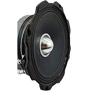 2X Gravity WZ6G Warzone Series 6.5-Inch 1000 Watts Maximum Power Handling Mid-Range Coaxial Car Audio Loud Speaker 4 -Ohms Impedance with 92dB Sensitivity