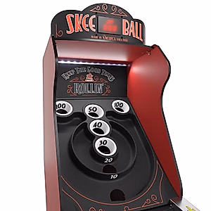 Skee-Ball Arcade Table Machine Game for Home Basement Recreation Room - Deluxe Nostalgic Classic Family Fun of Roll and Score - Made in The USA