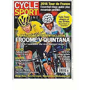 CYCLE SPORT MAGAZINE, 2016 TOUR DE FRANCE FROOME V QUINTANA SUMMER, 2016