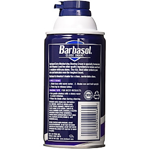 Barbasol Extra Moisturizing With Vitamin E Shaving Cream, 10 oz., 2 Piece