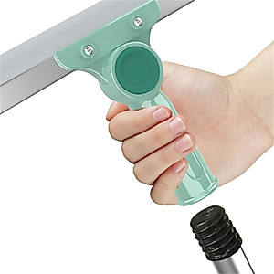 Broom Silicone, Retractable Silicone Floor Scraper Bathroom Wiper 35cmsiliconegroundscrape, Silicone Scraper Broom Wiper & Floor Mop, Rubber Broom for Pet Hair Hardwood Floor(50cm)