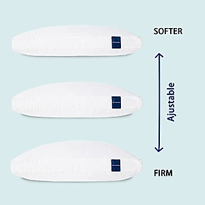 ACCURATEX King Size Hybrid Memory Foam Pillows Set of 2 with Super Soft Down Alternative Comforter King Size