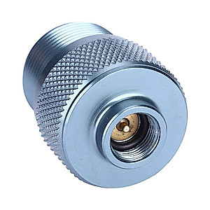 Gas Stove Adapter, Outdoor Equipment Camping Cooking Picnic Barbecue Gas Canister Adapter Convertor Valve