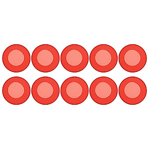 POPETPOP Stethoscope Covers 10pcs Stethoscope Cover Replacement Stethoscope Spare Kit Stethoscope Accessories Bell Cover Replacement Stethoscope Cardiology for Stethoscope Red