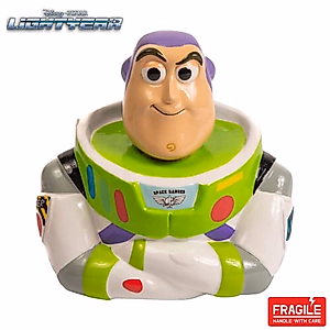 Toy Story Buzz Lightyear Piggy Bank for Kids, Large Coin Bank