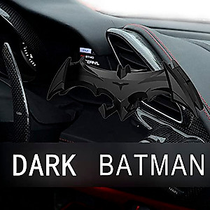 RANGUOWEN Car Vent Dark Bat Phone Holder Mount Creative Bat Car Air Vent Phone Holder Unique Cell Phone Mount for Car Accessories for Men Gifts Gravity Automatic Locking Hands Free