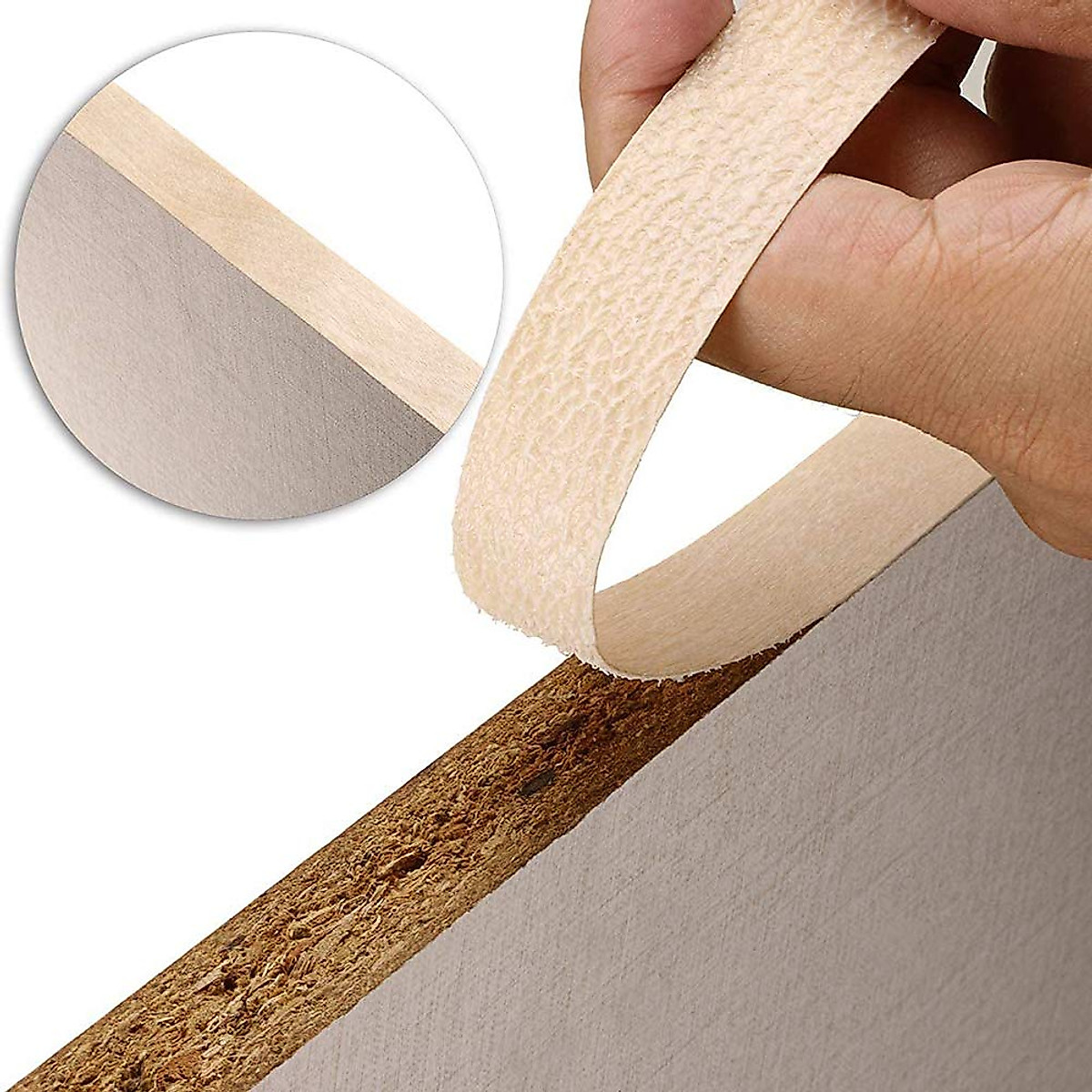Yarlung 2 Inch x 50 Feet Roll Wood Veneer Edge Banding, Preglued Birch Plywood Edging Iron on with Hot Melt Adhesive, Flexible Wood Tape Sanded to Perfection for Furniture Restoration