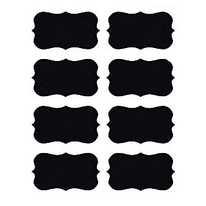36pcs Chalkboard Labels Reusable Blackboard Stickers for the Kitchen, Pantry, Mason Jars, Wine Glasses